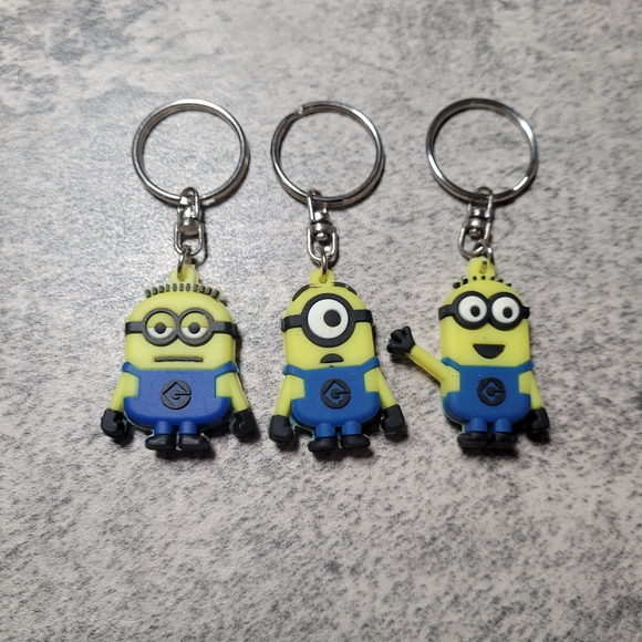 Universal | Accessories | Despicable Me Minions Keychain Lot Of 3 New ...